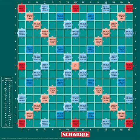 Printable Scrabble Tiles Board