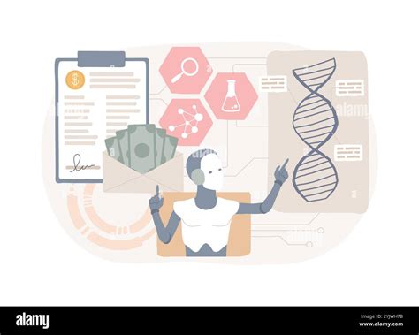 Ai Predictive Research Funding Abstract Concept Vector Illustration
