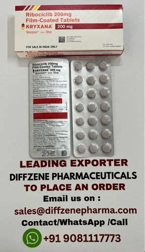 Ribociclib Tablet 200mg At ₹ 19500 Box Oncology Drugs In Bardoli Id 2854439130791