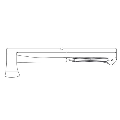 Single Bit Axe With Fiberglass Handle OB