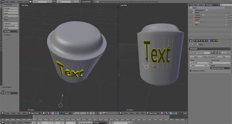 How To Add Curve Modifier To Text Blender Stack Exchange