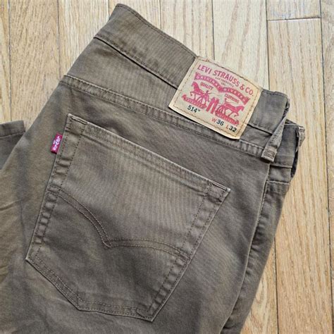 Levis® Mens 514 Straight Fit Soft Twill Jeans Macys