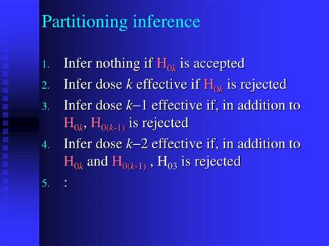 Ppt Closed Testing And The Partitioning Principle Powerpoint