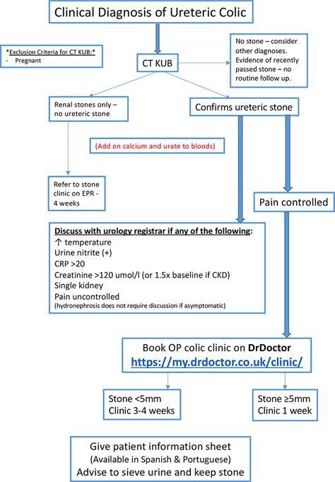 Ed Flow Chart Renal Colic Crp C Reactive Protein Ed Emergency Download Scientific Diagram