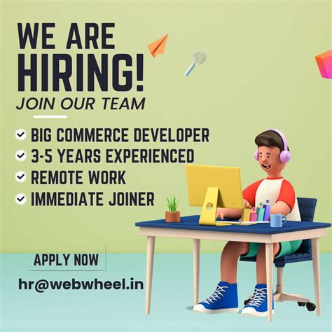 Bigcommerce Hiring Webdevelopment Ecommercejobs Ecommerce Ginni