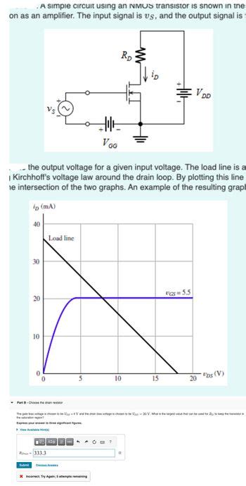 Answered The Gate Bias Voltage Is Chosen To Be VGG V And The Drain Bias Voltage Is Chosen