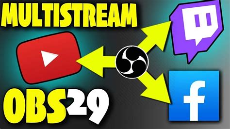 HOW TO STREAM TO MULTIPLE SERVICES USING OBS STUDIO FREE OBS MULTI STREAM PLUGIN | - YouTube