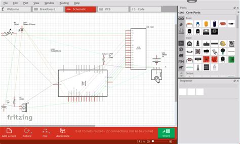 Fritzing Online RollApp