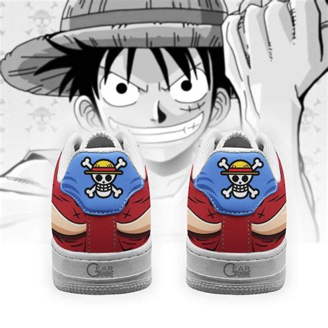Air Force 1 Sneaker Shoes Luffy Gomu Gomu Air Sneakers Custom Anime One