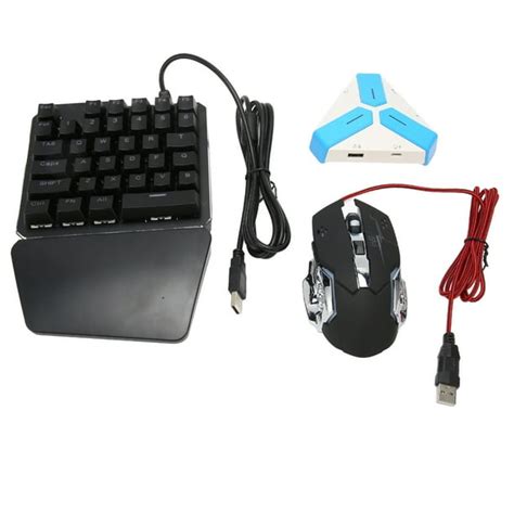 Keyboard Mouse Converter Set Keypad Mouse Adapter Plug And Play Wired Connection High