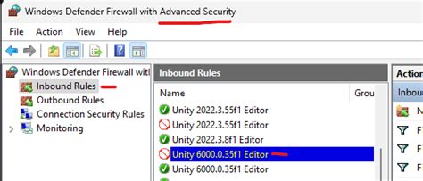 unity editor installer is setting a bad firewall rule blocking tcp on