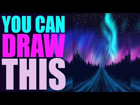 Free Video: Drawing Aurora Borealis in Procreate - Step by Step Tutorial from Art with Flo ...