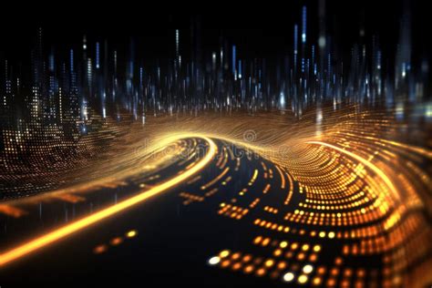 Artificial Intelligence Digital Binary Code Abstract Background