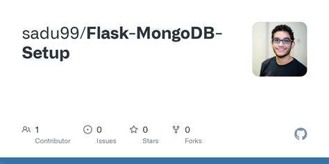 Github Sadu99flask Mongodb Setup