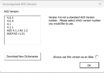 Working With Multiple AGS Data Format Versions Geotechnical Data