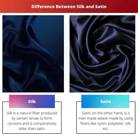 What Is The Difference Between Silk And Satin