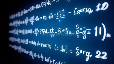 Understanding Complex Mathematical Equations Displayed On A Dark Screen