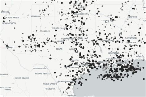 Map Of 30 Years Of Oil And Gas Pipeline Spills Map Of 30 Years Of Oil And Gas Pipeline Spills