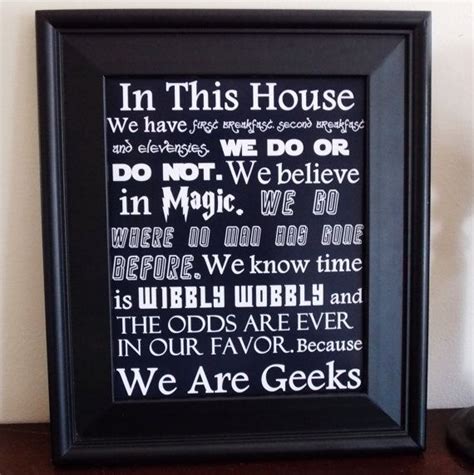 We Are Geeks Art Print Fandom Home Decor Typography Print Wichtel