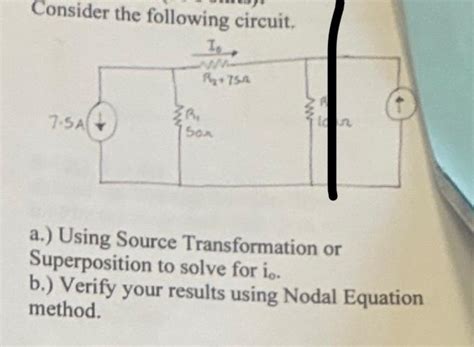 Consider The Following Circuit A Using Source