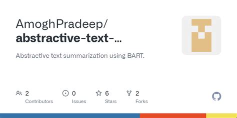 GitHub AmoghPradeep Abstractive Text Summarizer Abstractive Text Summarization Using BART
