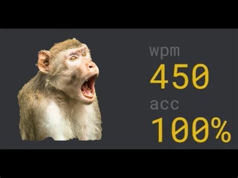 I Finally Hit WPM Monkey Type YouTube