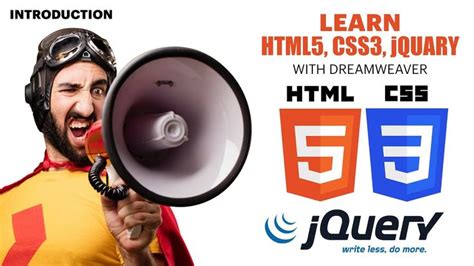 html5 css3 jquery with dreamweaver 01 dreamweaver html5 css3 html5
