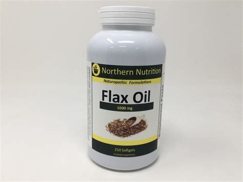 Flax Oil 1000mg 250sg Northern Nutrition