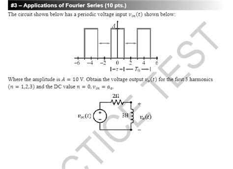 Solved The Circuit Shown Below Has A Periodic Voltage Input Chegg