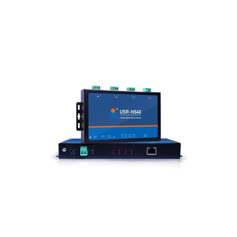 4 Port Serial RS232 RS485 RS422 To Ethernet Converter USR N540 Dc 9 36v At 7000 Piece In