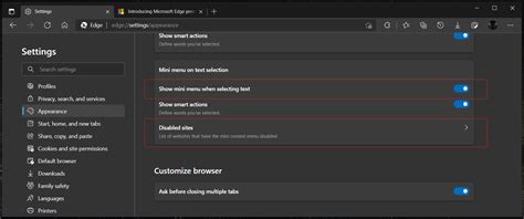Microsoft Edge To Get Mini Menu Built In Dictionary Improved Password Riset