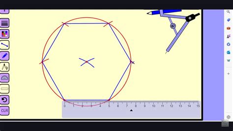 Construct A Regular Hexagon Having One Of Its Side Equal To 5cm Youtube