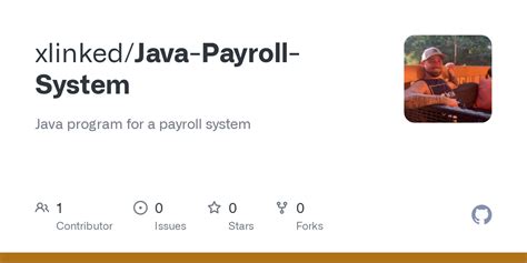Github Xlinkedjava Payroll System Java Program For A Payroll System