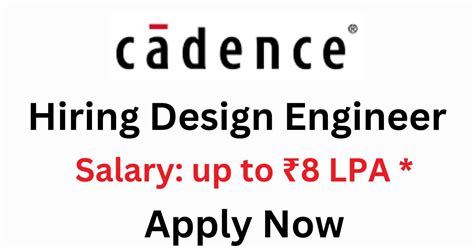 cadence hiring design engineer apply now