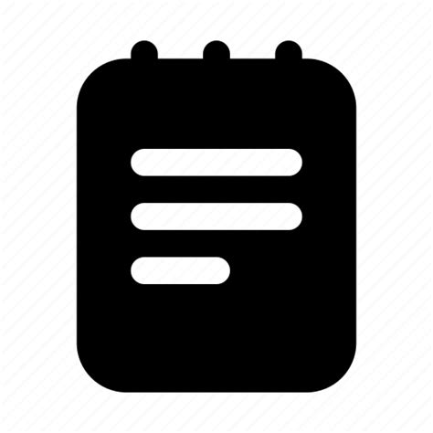Notes Workbook Planning Plan Memo Icon Download On Iconfinder