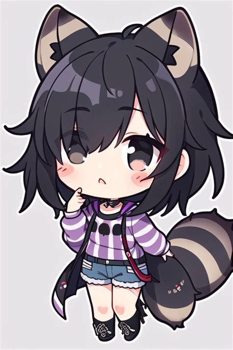Anime Wolf Girl Chibi