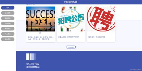 Pythonvue计算机毕业设计求职招聘系统8voqb（源码程序lw部署） Csdn博客