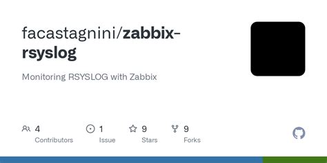 GitHub Facastagnini Zabbix Rsyslog Monitoring RSYSLOG With Zabbix