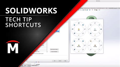 Tech Tip Solidworks Shortcuts Youtube