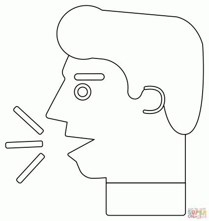 Talk Coloring Page Coloring Home