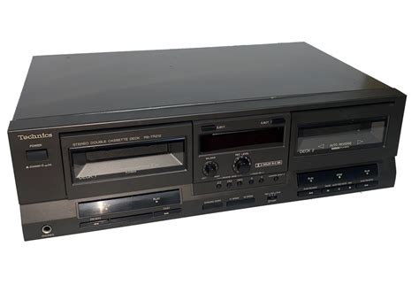 Technics Dual Twin Cassette Deck RS TR Auto Reverse Full Logic Control Tape Type Dolby B