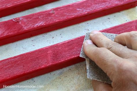 How To Make A Wooden Flag Hoosier Homemade