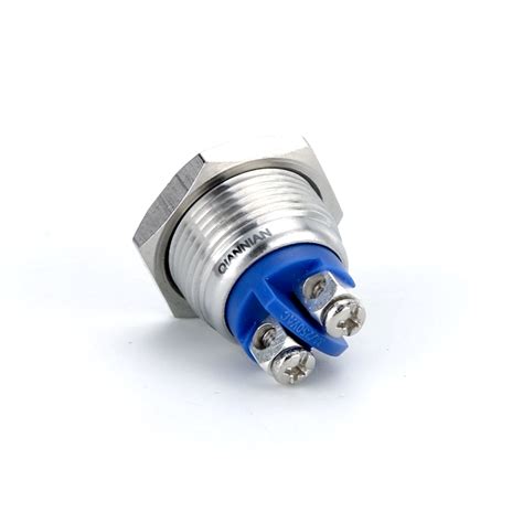 Flat Metal Mm Momentary IP Push Button Switch From China Manufacturer QianNian