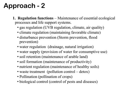 Lesson Ecosystem Functions And Ecosystem Services PDF