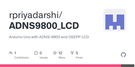 Github Rpriyadarshiadns9800lcd Arduino Uno With Adns 9800 And
