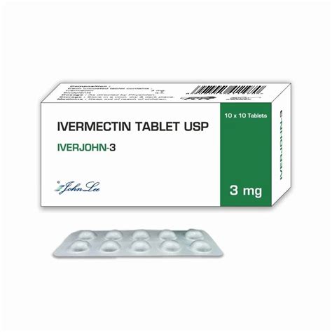 3mg Iverjohn Ivermectin Tablets Usp At ₹ 105 Strip Iverheal Tablet In Greater Noida Id