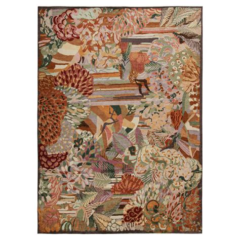 Rug And Kilims French Style Art Deco Rug In Polychromatic Floral