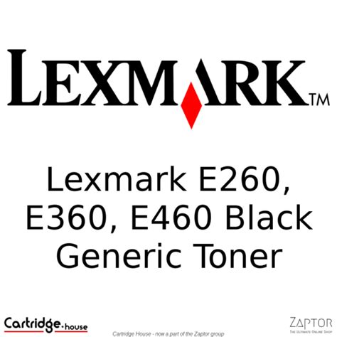 Lexmark E360 E460 High Yield Black Compatible Toner Cartridge Alternate Brand Cartridge House
