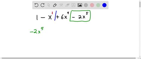 SOLVED Write The Polynomial In Standard Form Then Identify The Degree