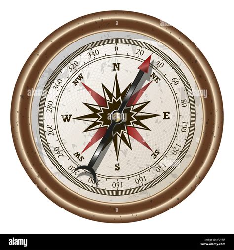 Compass Needle Stock Vector Images Alamy